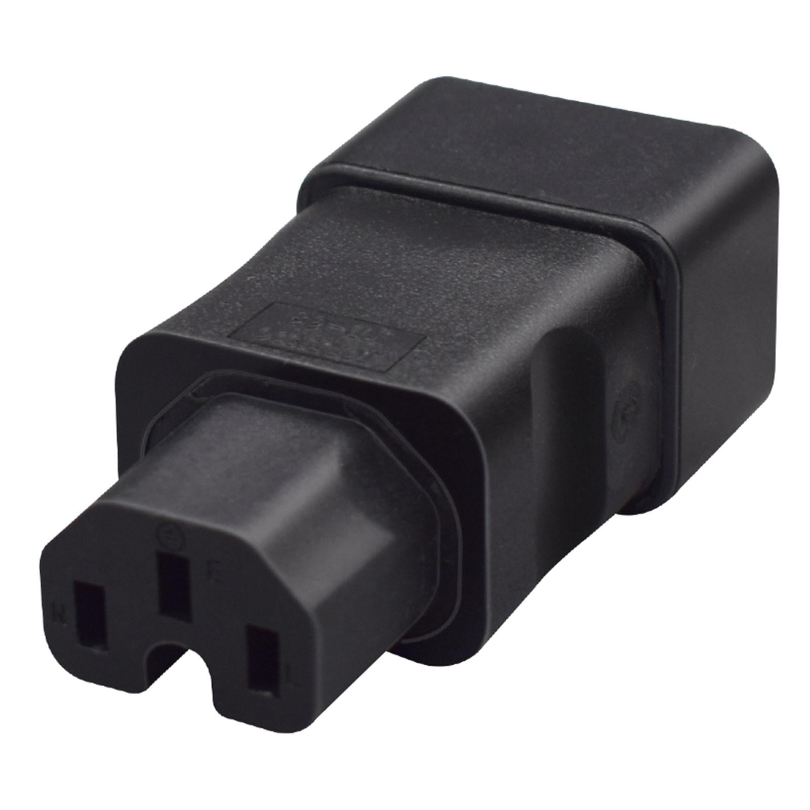 Kokiya IEC320 C20 to C15 Power Conversion Plug 10A/16A 250V Good Conductivity Low - Walmart.com
