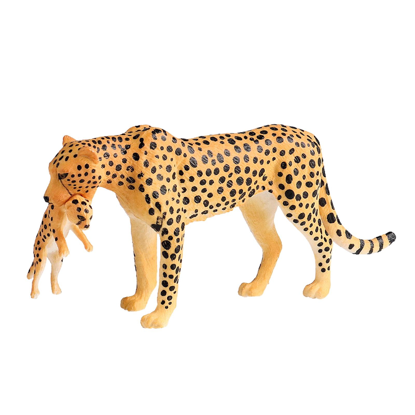 Kokiya Leopard Figurine Ages 3+ Boys Girls Realistic Wildlife Animal ...