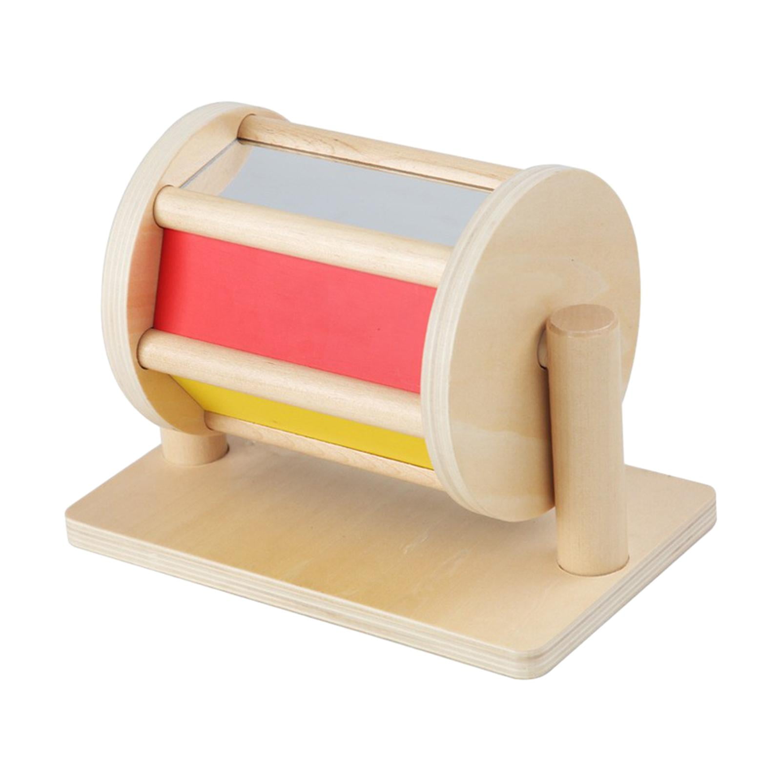 Kokiya Montessori Rotating Drum Fine Motor Skill Sounds Drum Rotating ...