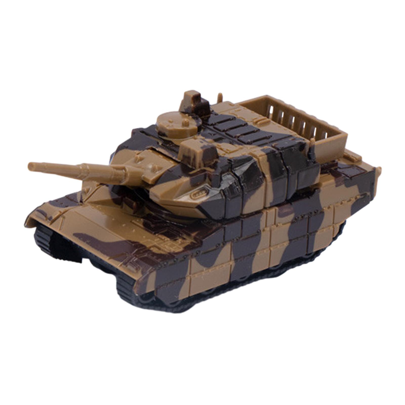 Kokiya Pull Back Tank Model Toy Party Favors Realistic with Turret ...