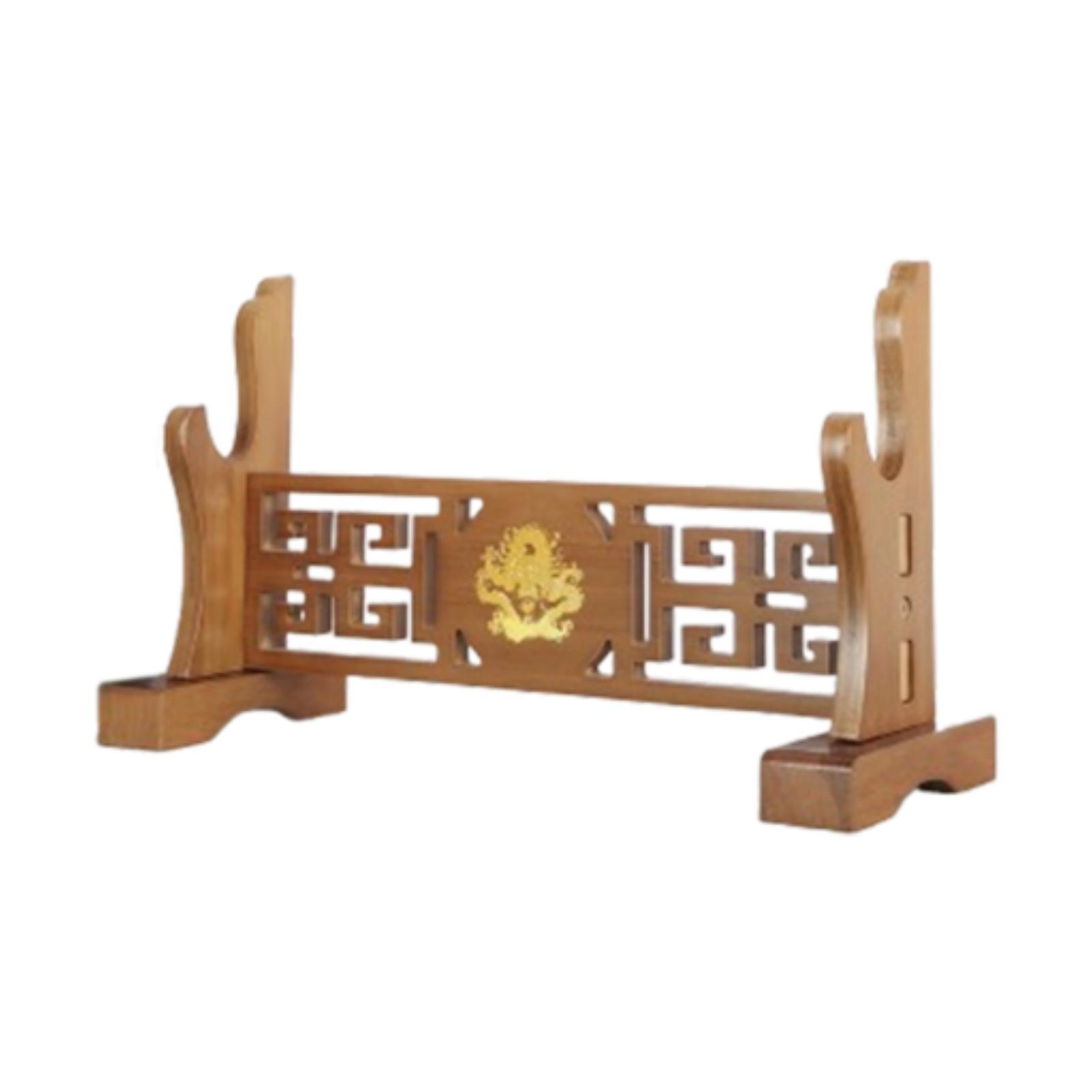 Kokiya Samurai Stand Rack Horizontal Storage Japanese Holder Solid Wood ...