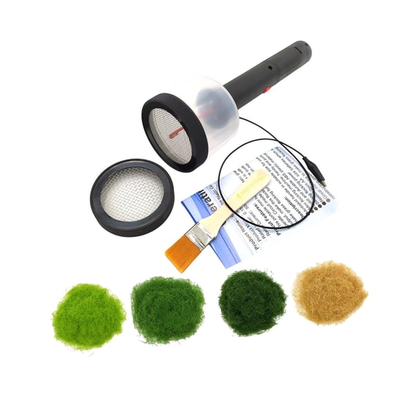 Kokiya Static Grass Applicator Kits Portable 2 Mesh Covers Railway ...