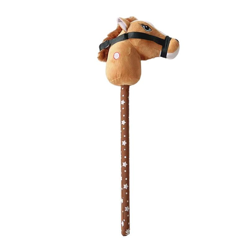 Kokiya Stick Horse Sturdy Hobby Horse Riding Toy for Kids Boys Girls ...