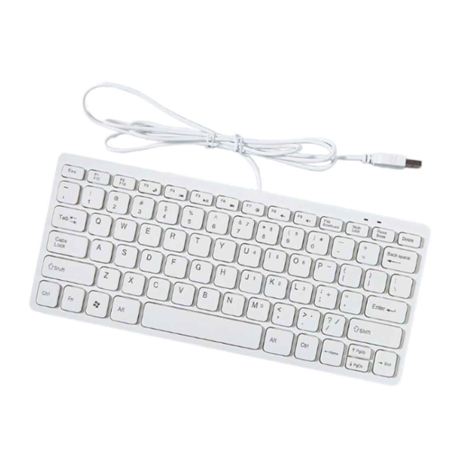 Kokiya USB Wired Keyboard Compact 78 Keys for Home Personal Computer ...