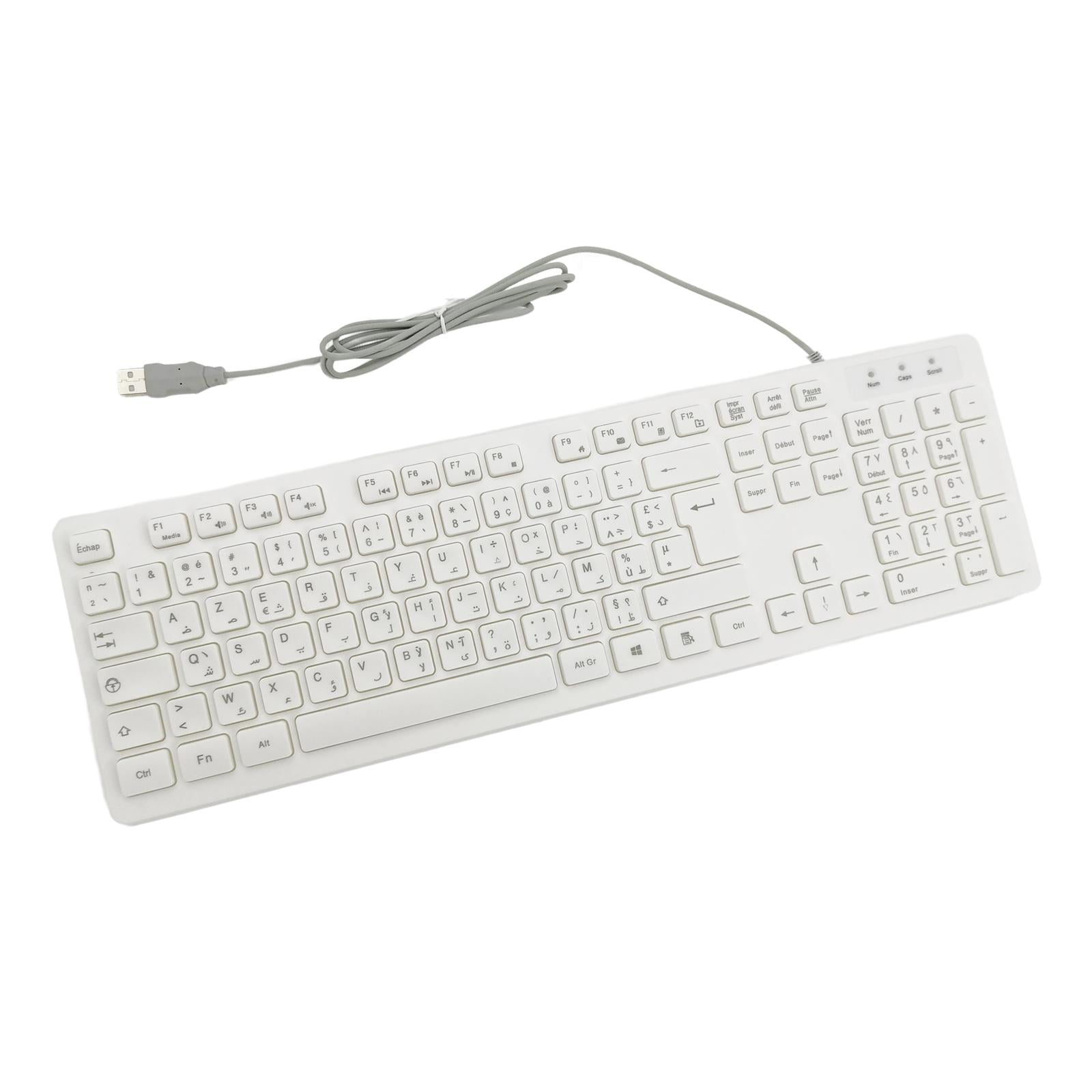 Kokiya Wired Keyboard Black Quiet Typing Keypad Gaming Keyboard ...