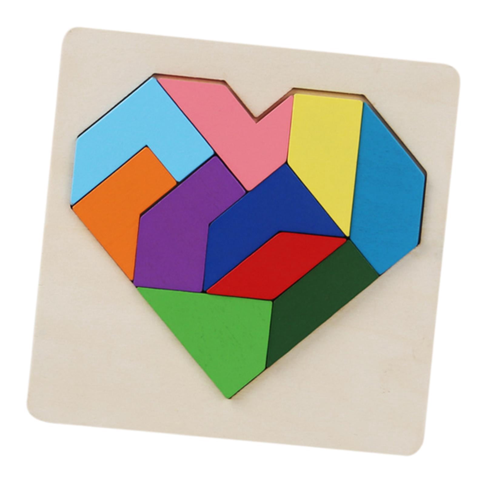 Kokiya Wooden Block Puzzle Montessori al Game for Kids Adults Preschool ...