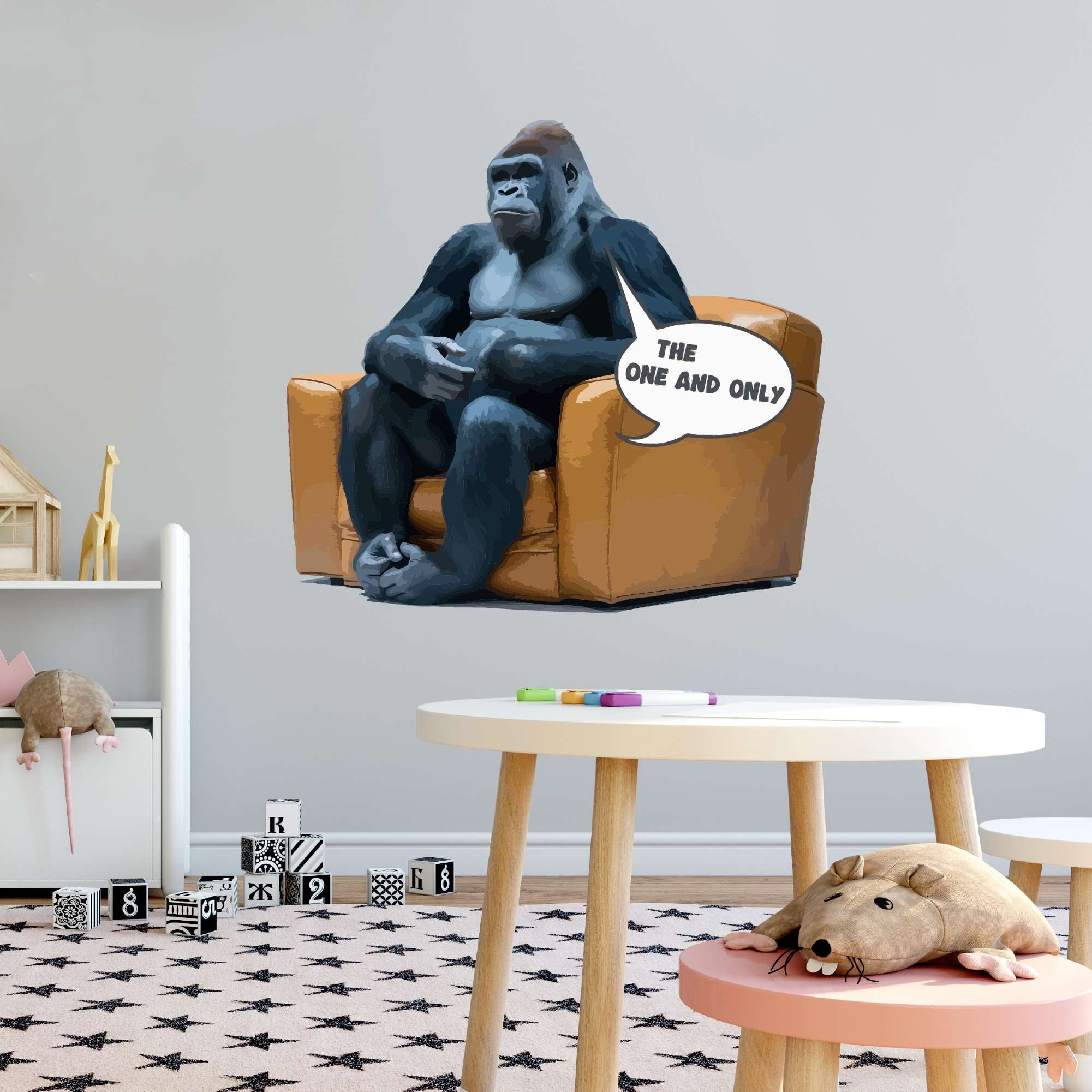 Children The One Only Adorable Cartoon Wall Decal Decoration Kids ...