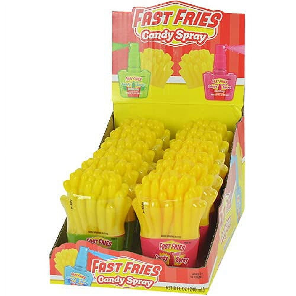 Koko's Confectionery & Novelty Ages 3+ Fast Fries Strawberry, Blue Raspberry, Watermelon Candy ...