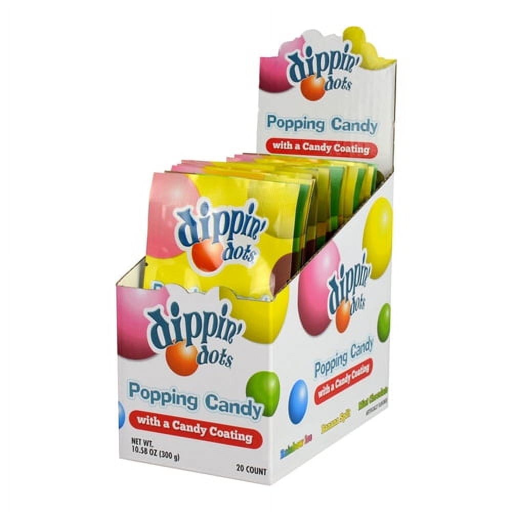 Koko's Dippin' Dots Popping Candy Packs: 20-Piece Box - Walmart.com
