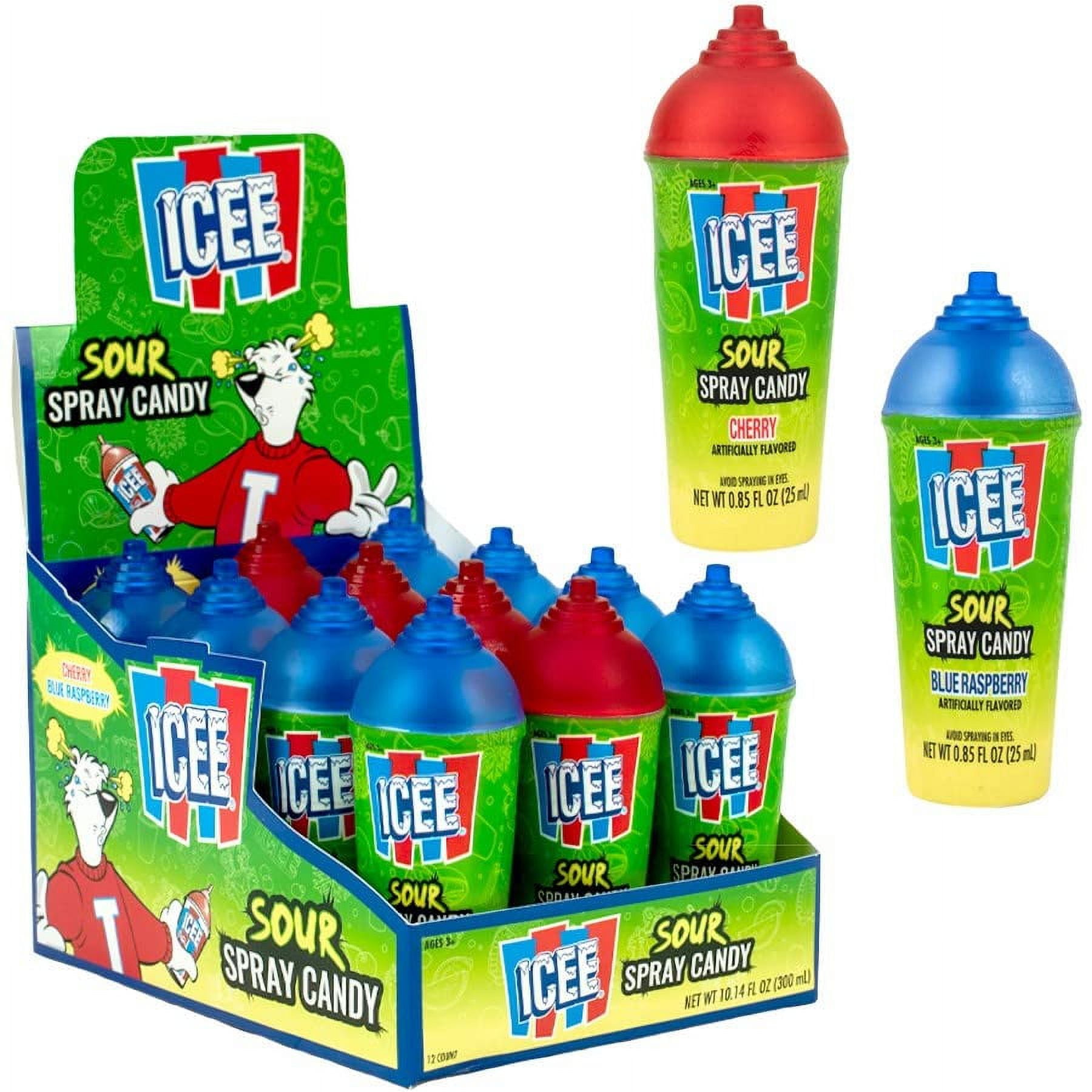 Koko's Icee Sour Spray Candy 0.85 oz. - Case of 12 - Walmart.com