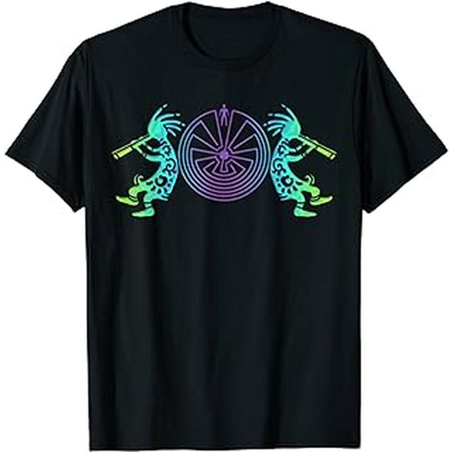 Kokopelli Duo With Man In The Maze Symbol 2 - Fan Fun T-Shirt - Walmart.com