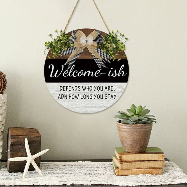 Kokovifyves 3D Welcome Hanger Funny Welcome Sign Home Outdoor Decor 11 ...