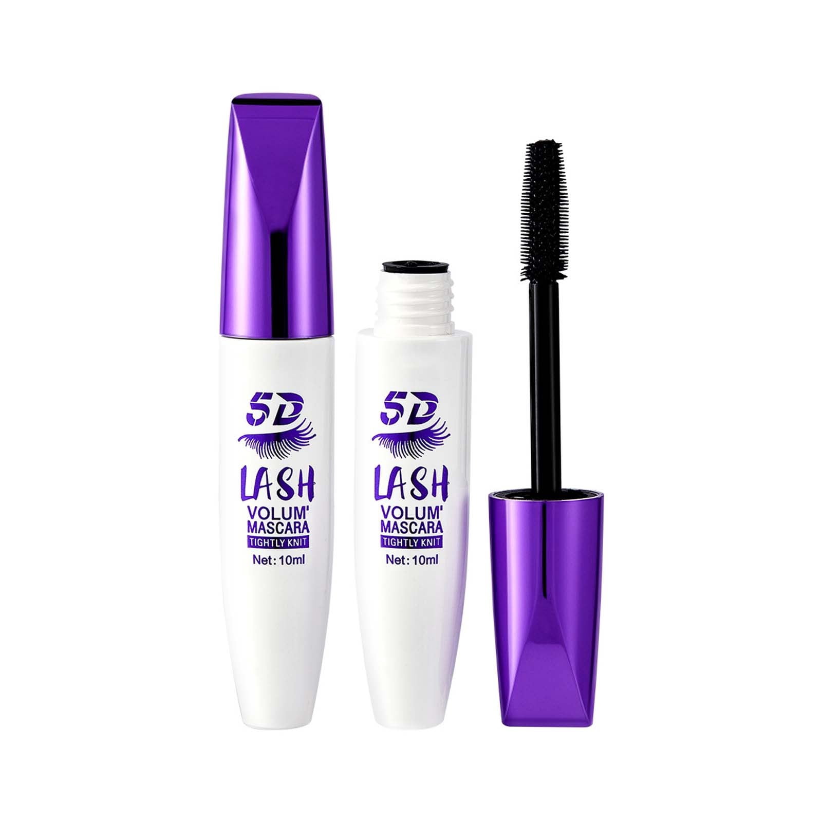 Kokovifyves 5D Waterproof Fiber Colored Mascara for Women, Non-Clumping ...