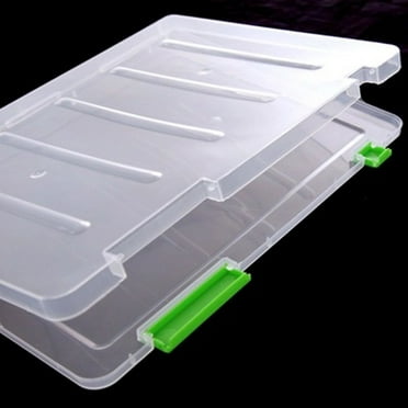 SUSHANG A4 Folder Storage Box A4 Transparent Storage Box Clear Plastic ...