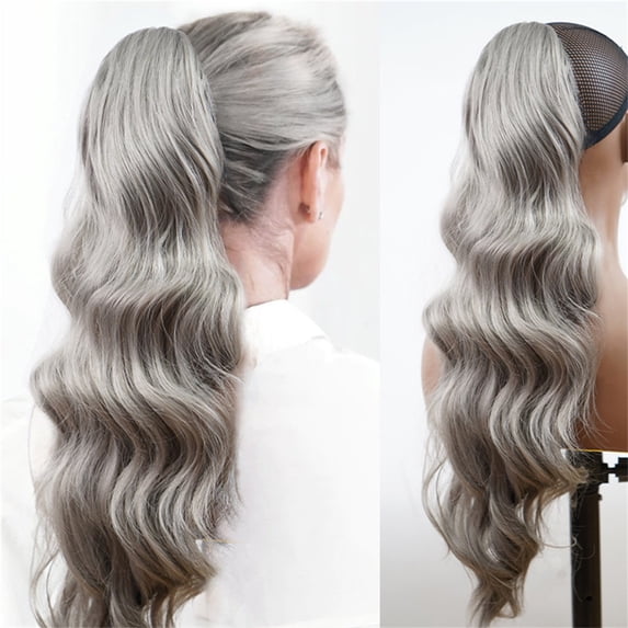 Kokovifyves Beauty Tools 24in Ponytail Extension Claw Long Curly Wavy ...
