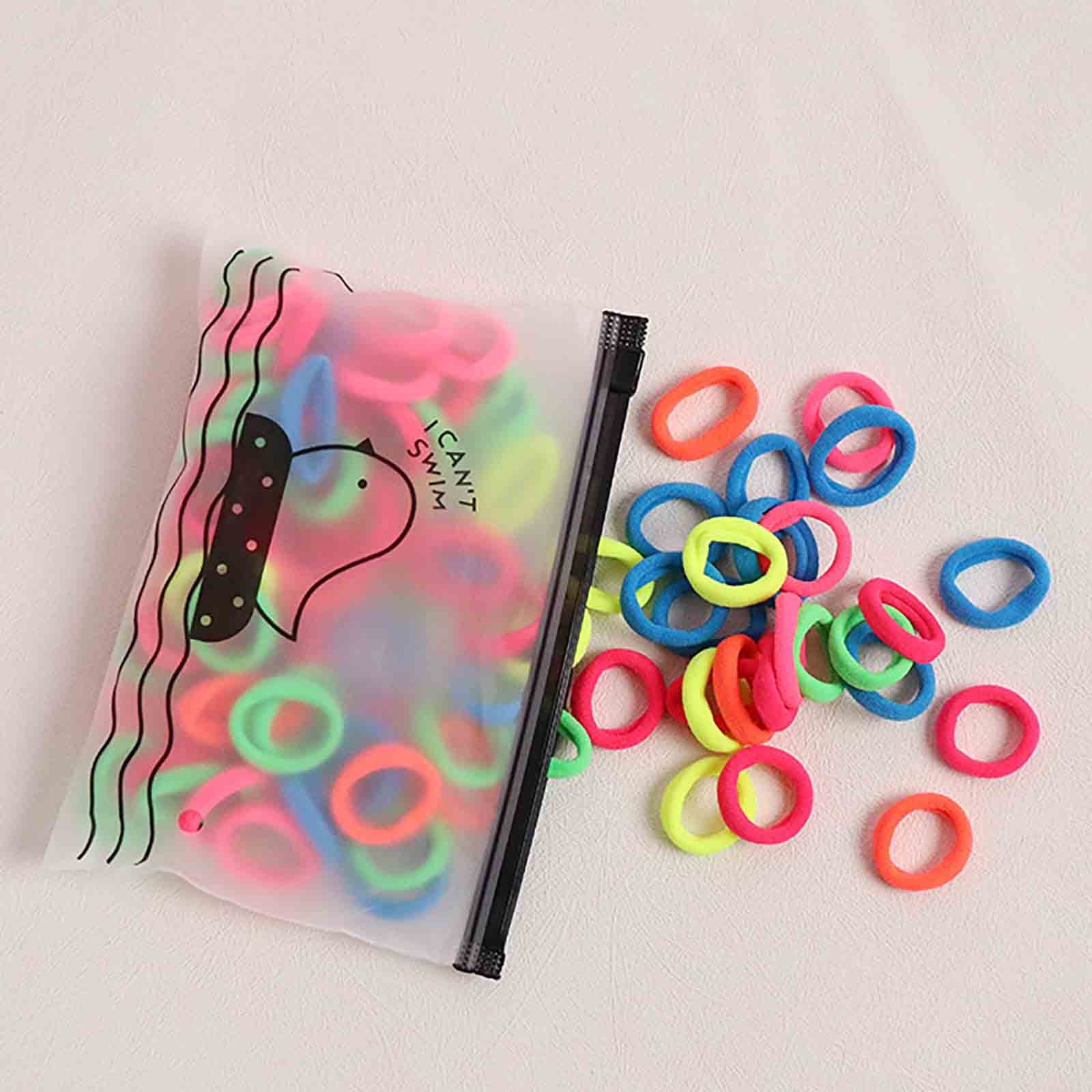 Kokovifyves Beauty Tools Pack of 100 Hair Bobbles for Women Hair ...