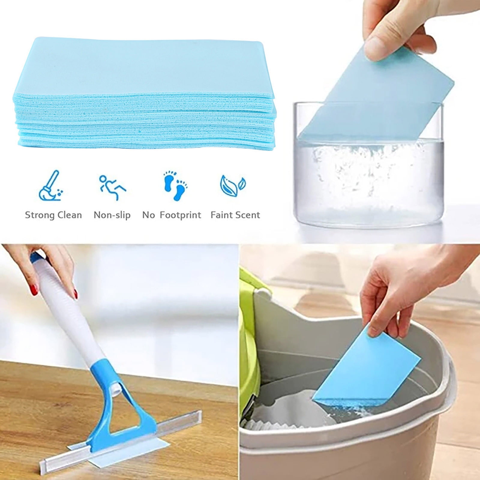 Kokovifyves Cleaning Supplies 30Pc Floor Cleaner Sheet Floor Tile ...