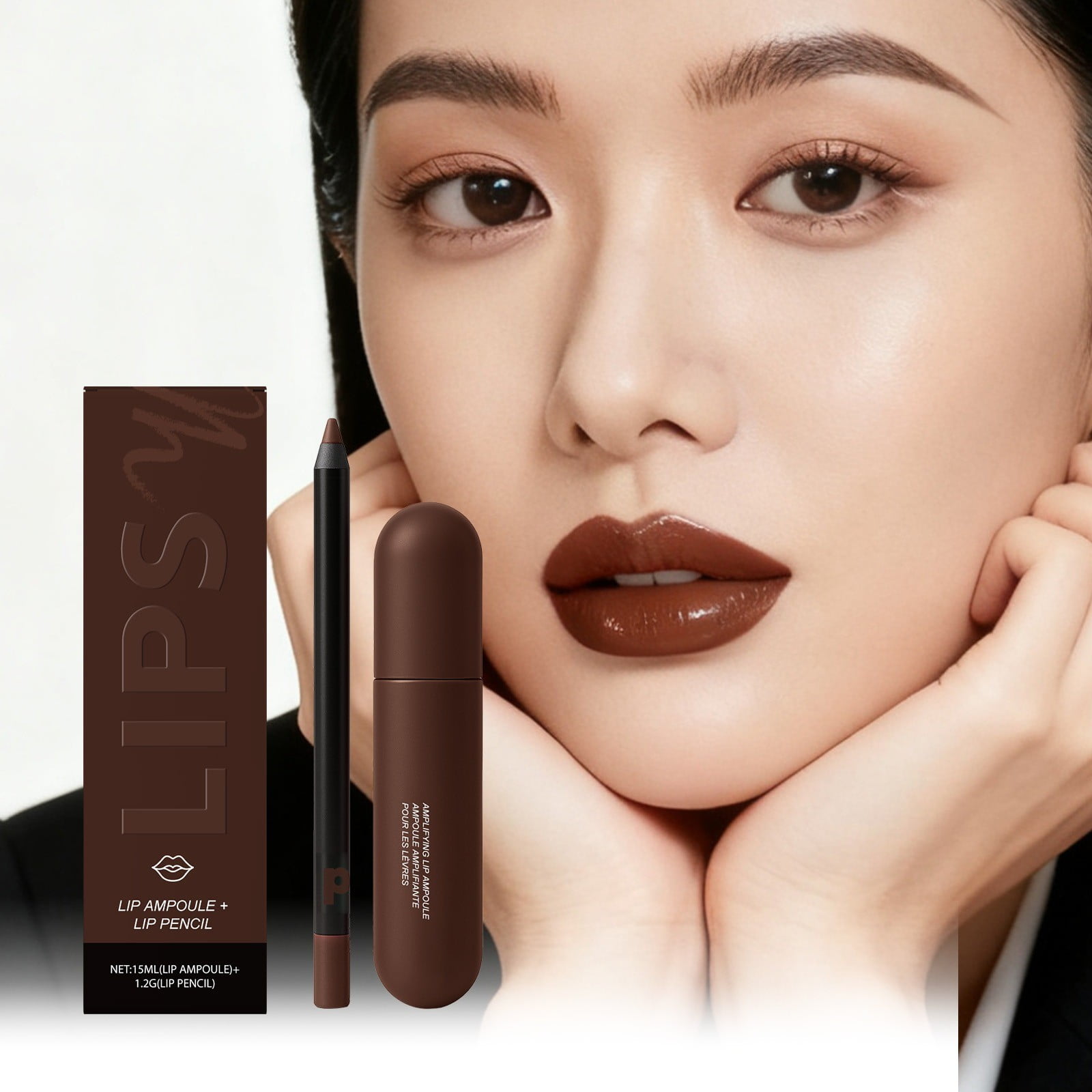 Kokovifyves Color Lip Ampoules with Matching Lip Liner Amplifying Lip ...