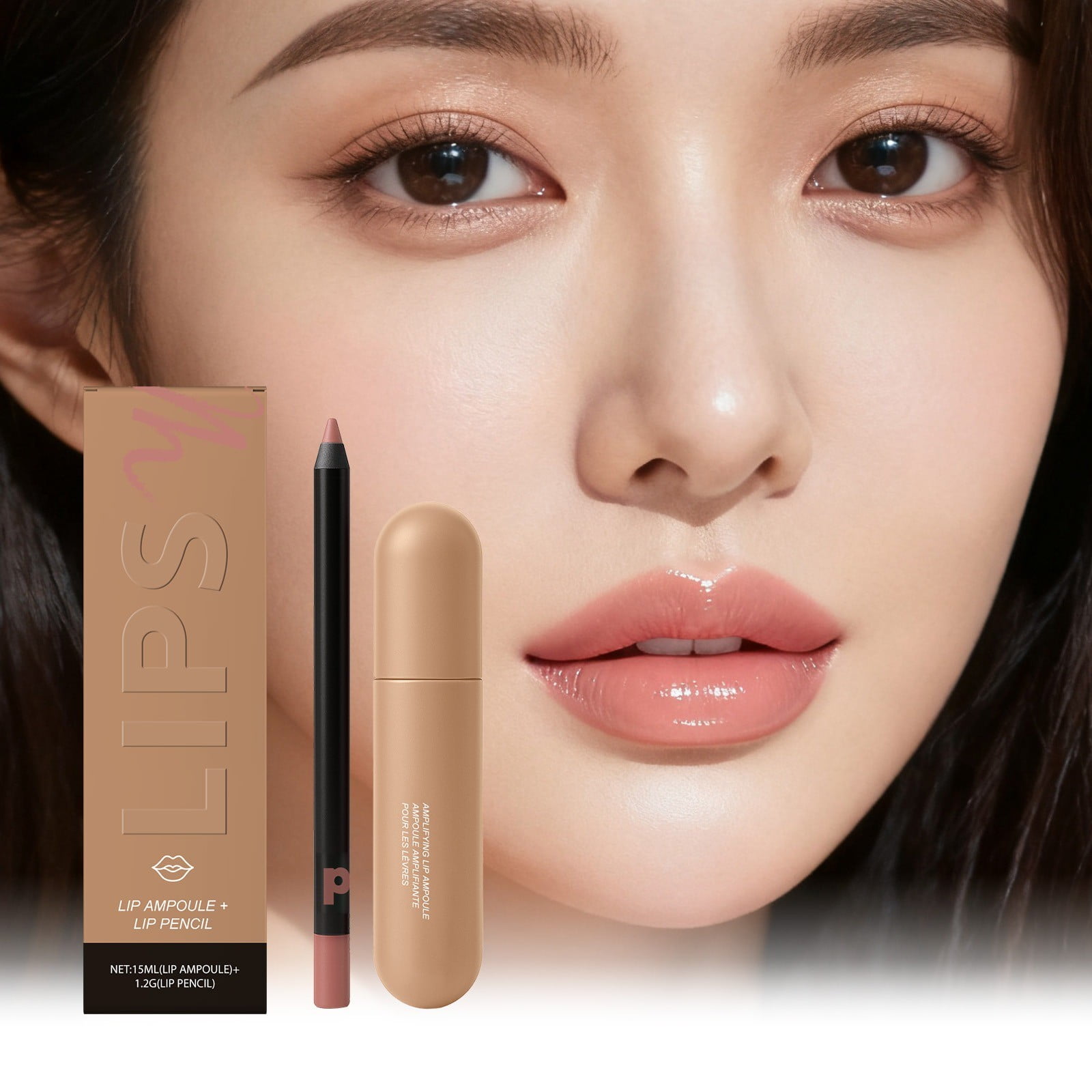 Kokovifyves Color Lip Ampoules with Matching Lip Liner Amplifying Lip ...