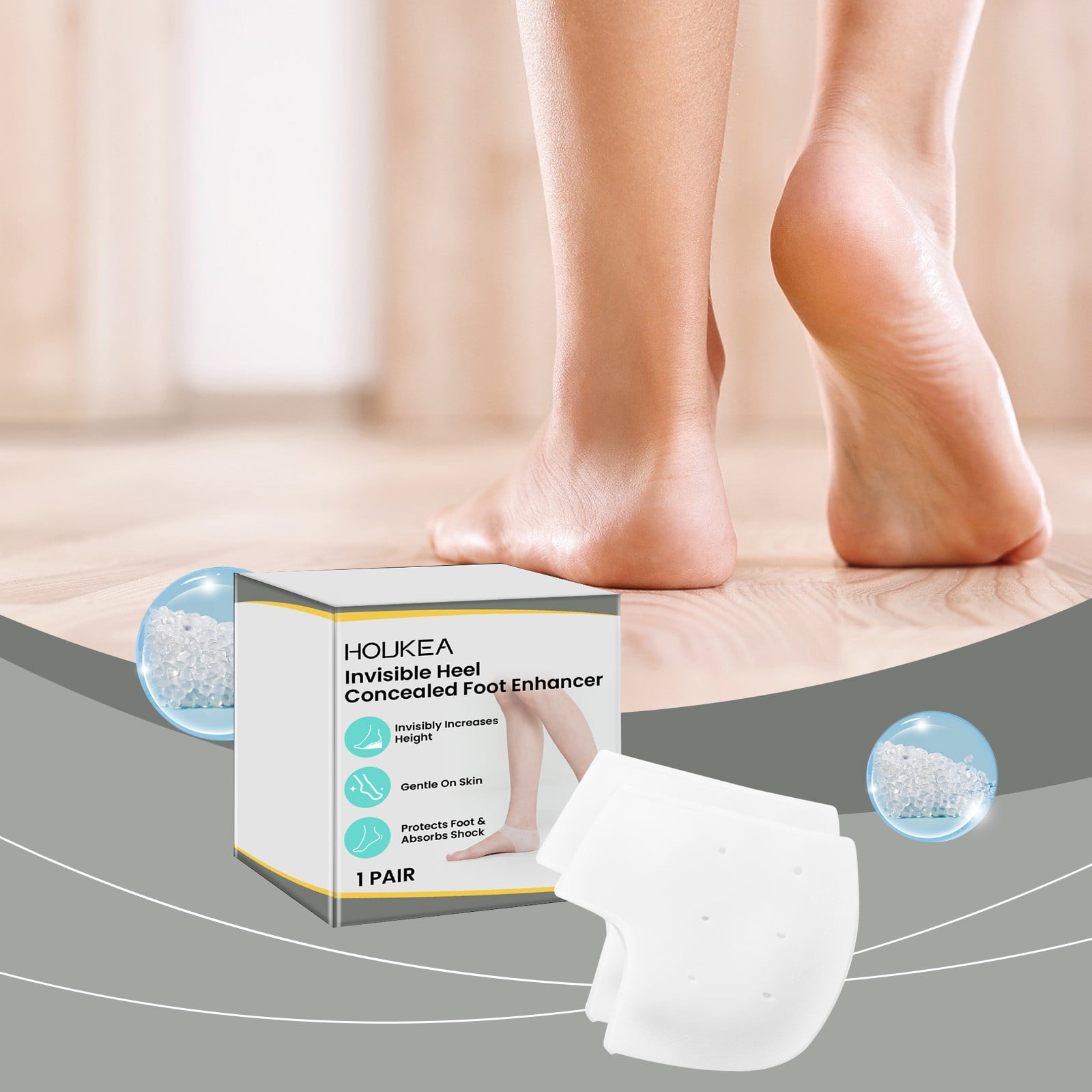 Kokovifyves Comfortable Invisible Foot Booster Provides Extra Support ...