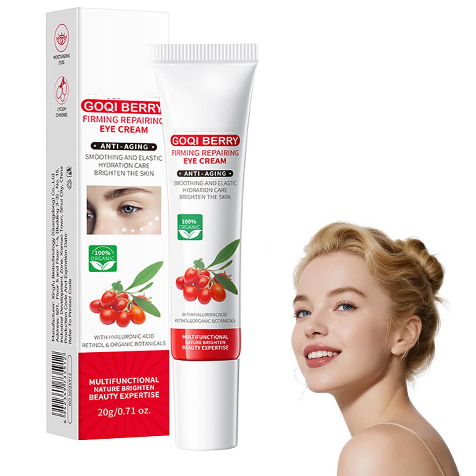 Kokovifyves Goji Berry Wrinkle Firming and Repairing Eye Cream for ...