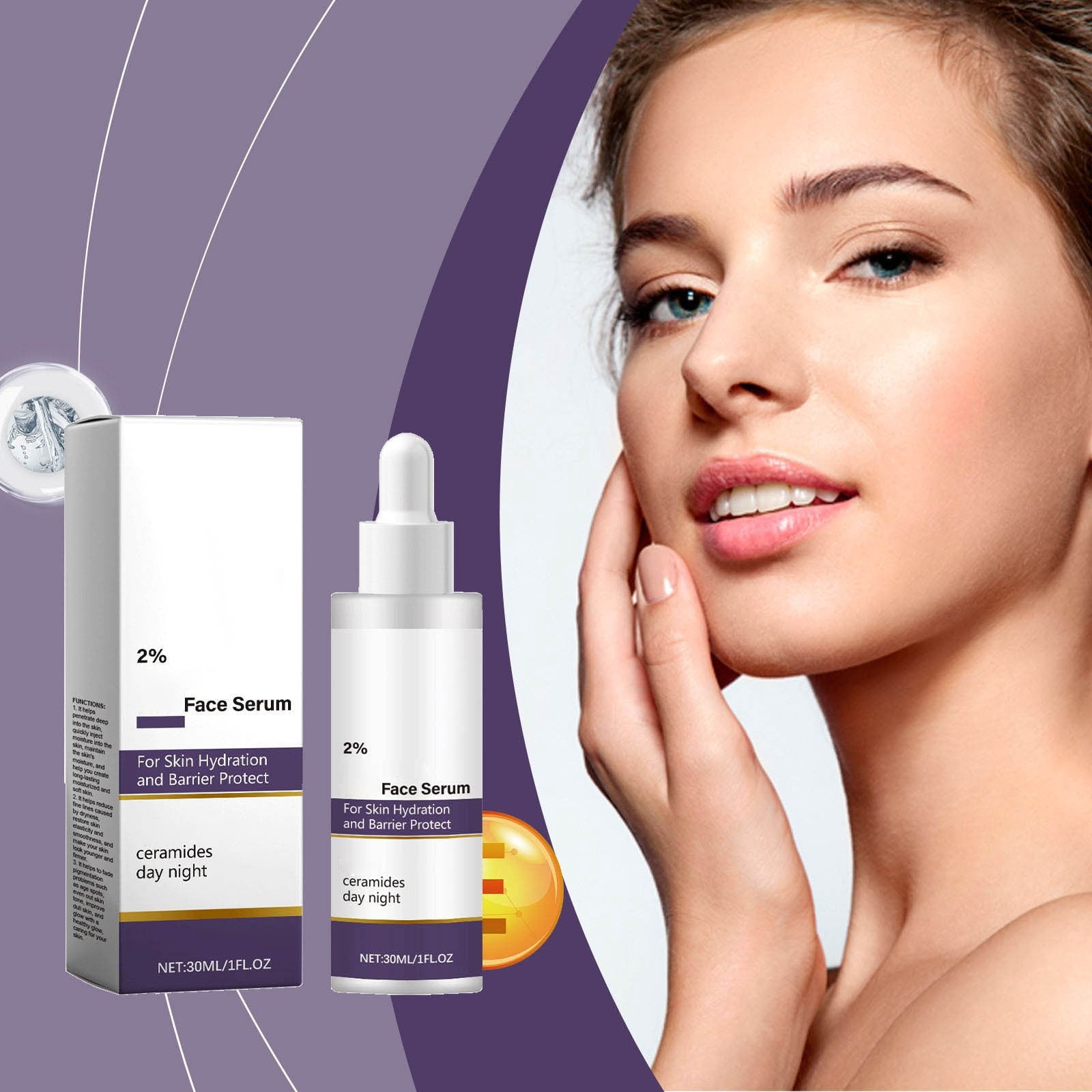 Kokovifyves Hyaluronic Facial Moisturizing Essences Replenishes Water ...