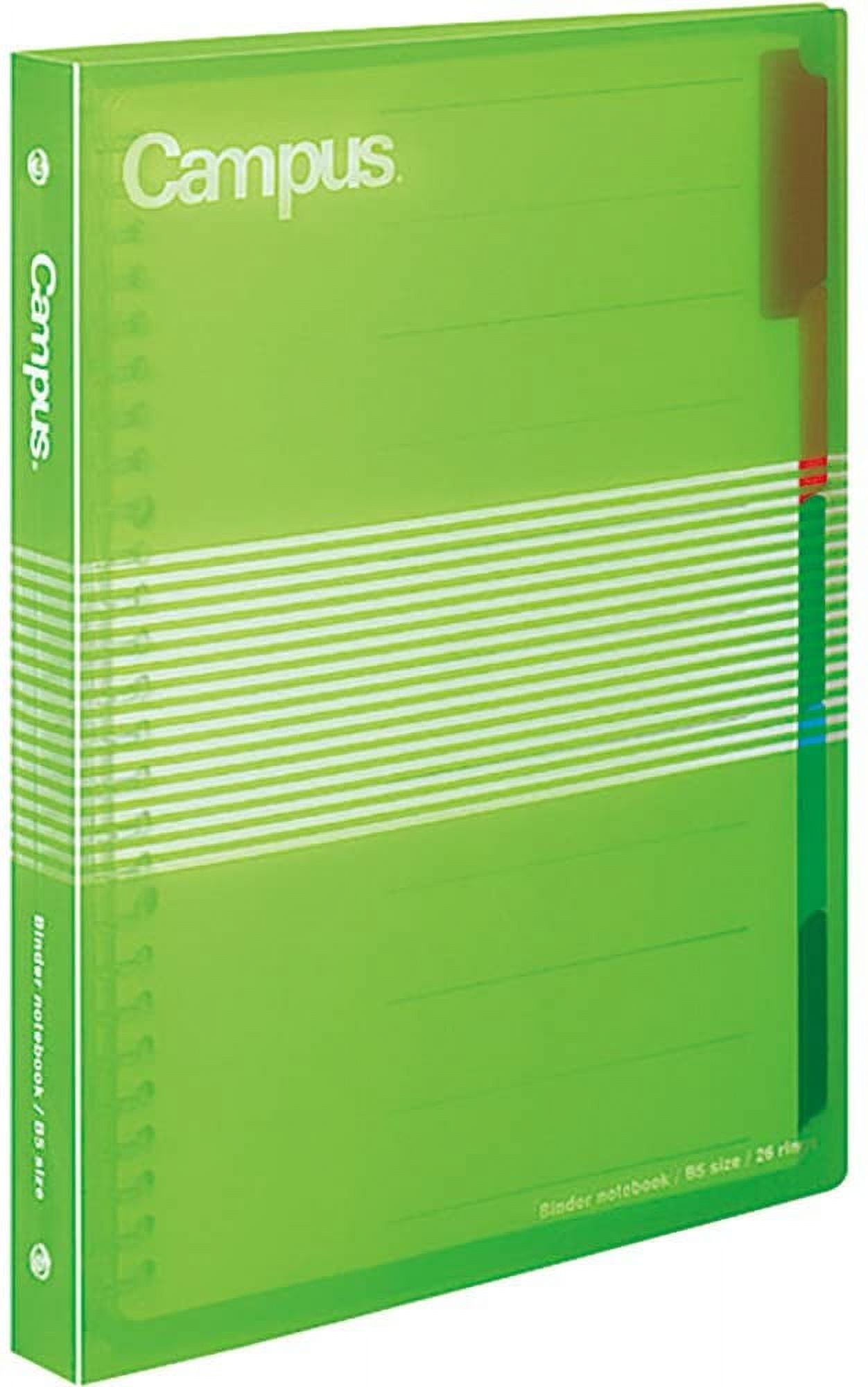 Kokuyo Campus Slide Binder, Middle Type, B5, 26 Holes, Up to 100 Sheets ...