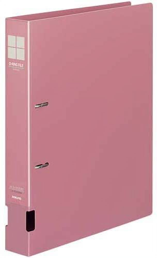 Kokuyo D-Ring File, A4, Up to 300 Sheets, 2 Holes, Pink (‎フ-FD430NP) - Walmart.com