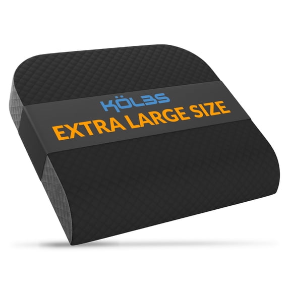 Kolbs Ergonomic Seat Cushion | Velvet Cover | Memory Foam for Office ...