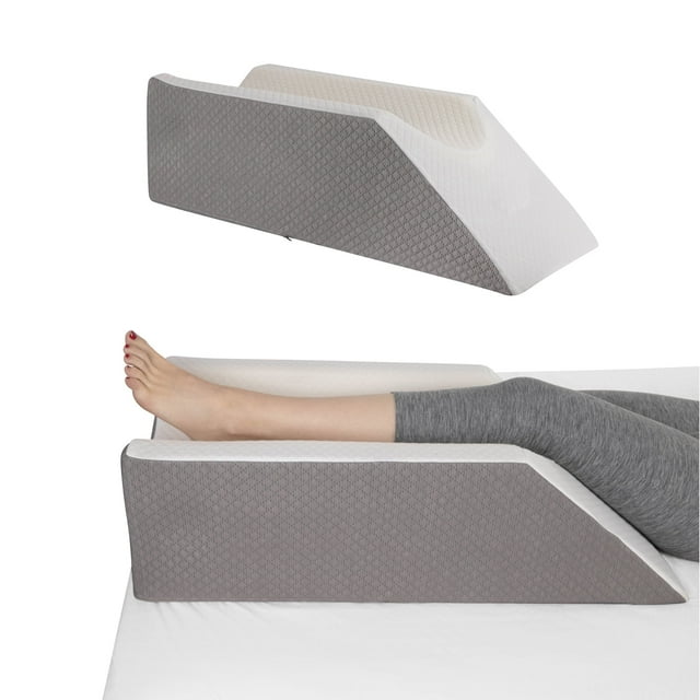 Kolbs Post Surgery Single Leg Elevation Foam Wedge Pillow Leg Ankle ...