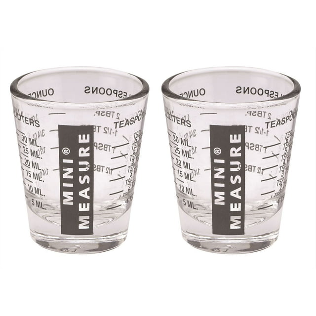 Kolder Mini Measure 20-Increment Measuring Shot Glass, for Multi ...