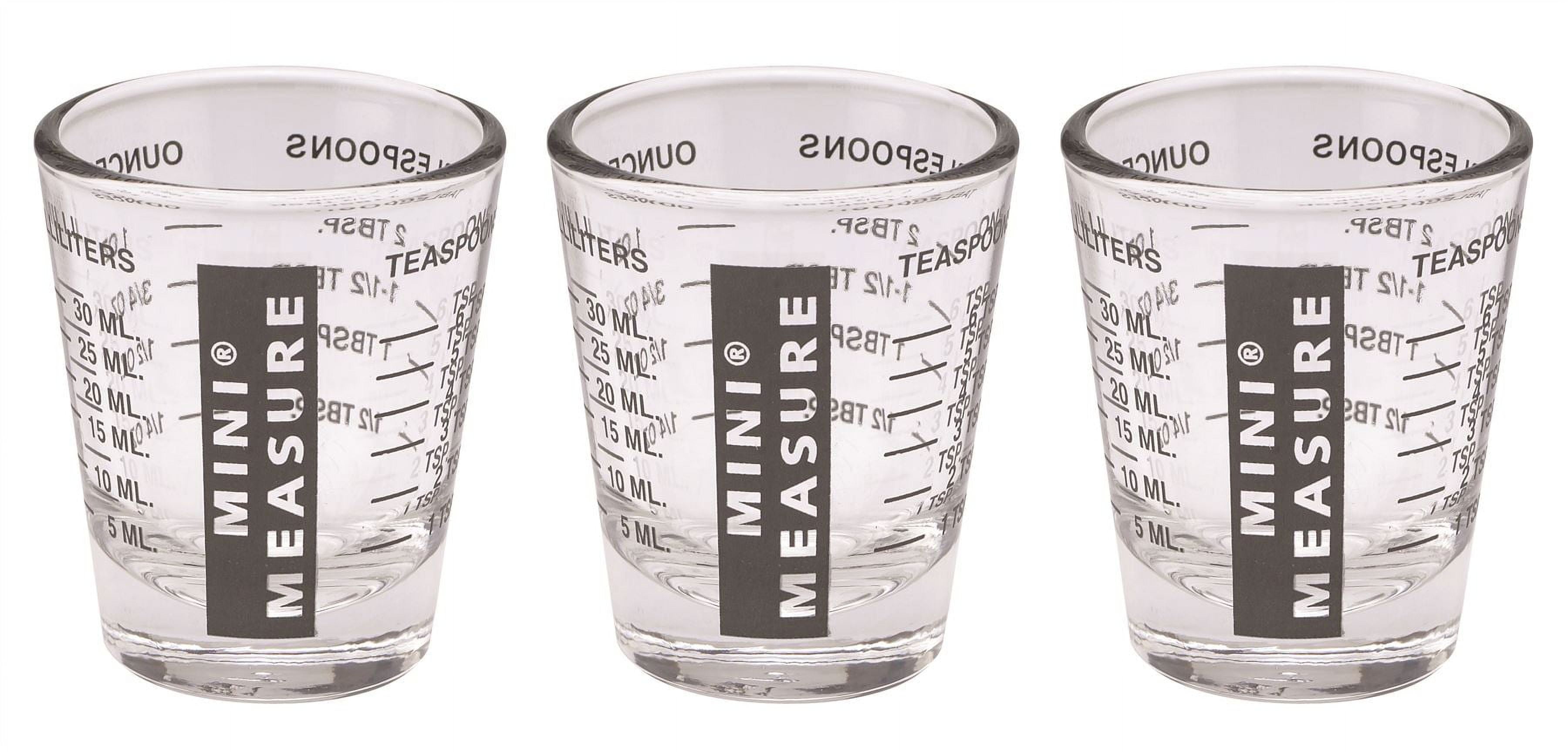 Kolder Mini Measure 20-Increment Measuring Shot Glass, for Multi ...