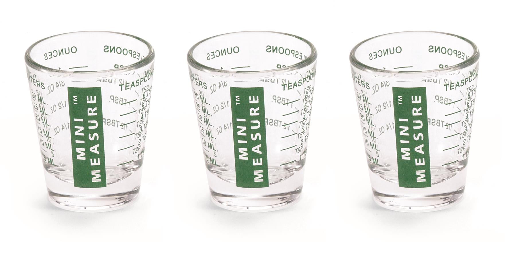 Kolder Mini Measure 20-Increment Measuring Shot Glass, for Multi ...