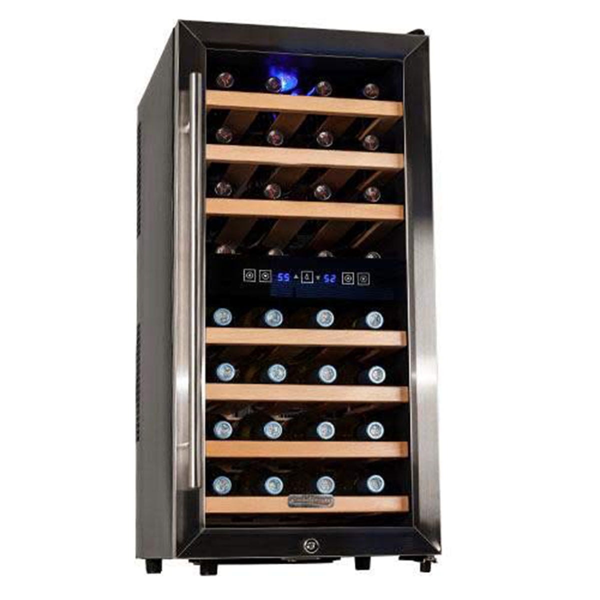 Koldfront TWR327ESS 7 Series 16 Inch 32 Bottle Dual Zone Cooling Wine ...