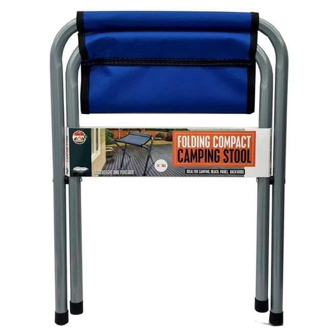 Kole Imports 14 in. Folding Lightweight Camping Stool, Assorted Color ...