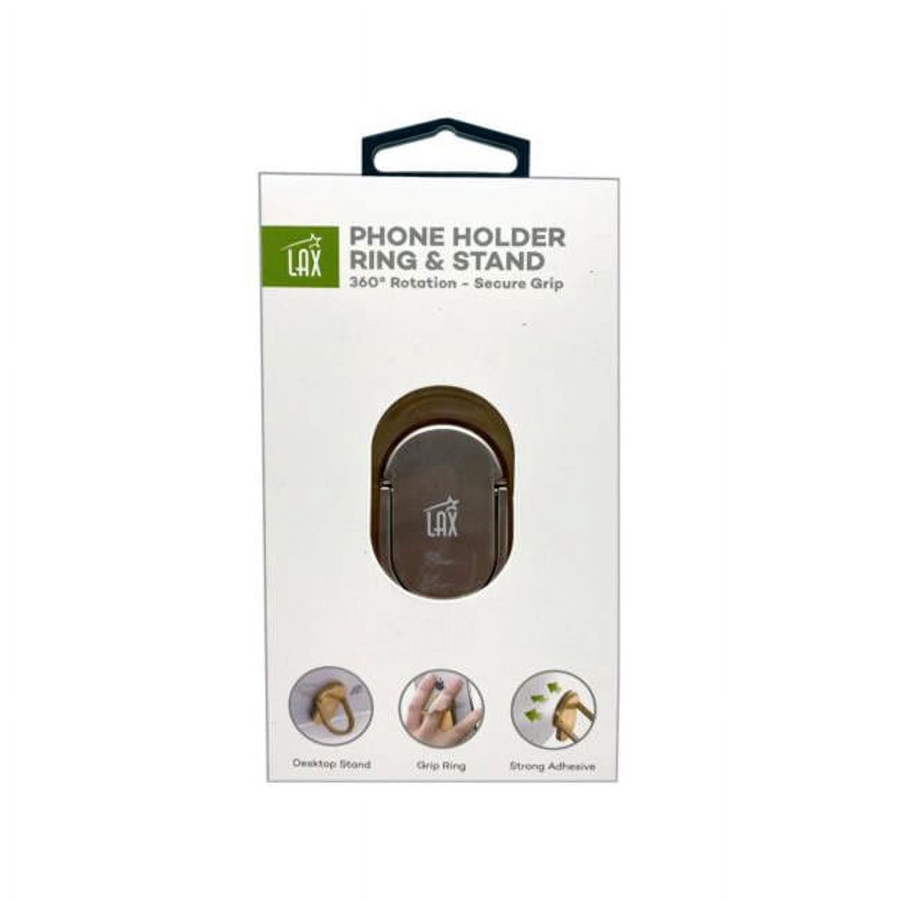 Kole Imports AA408-36 LAX Silver Key Ring Phone Holder - Pack of 36 ...