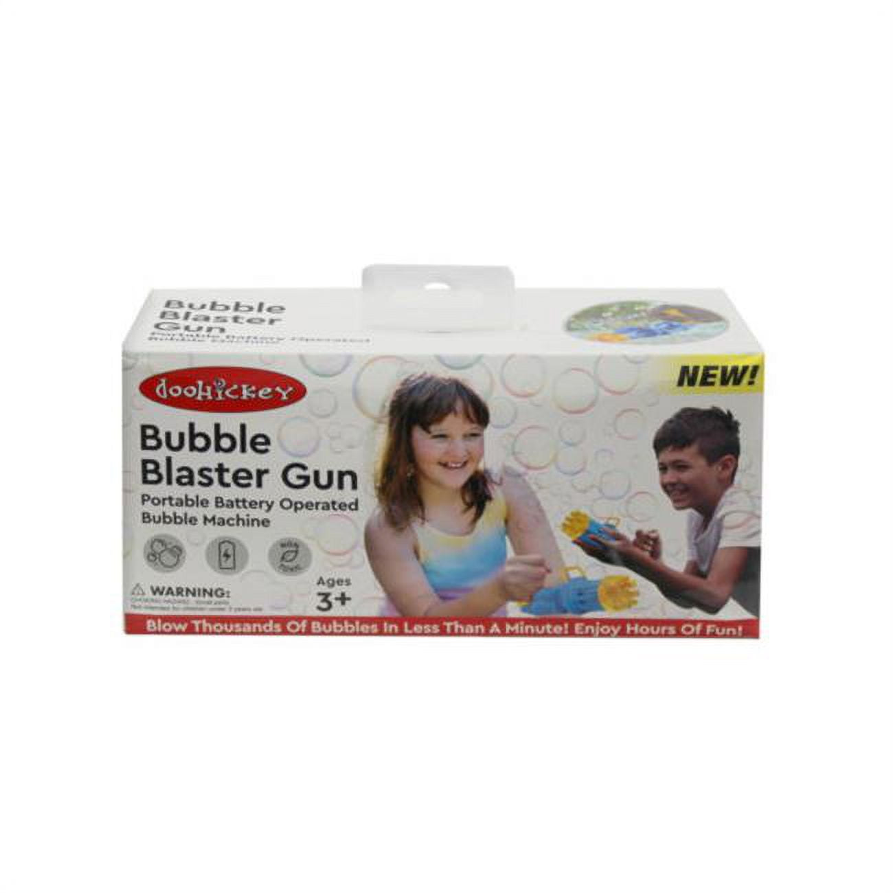 Kole Imports AB846-8, Doohickey Portable Bubble Blaster Gun, Battery ...