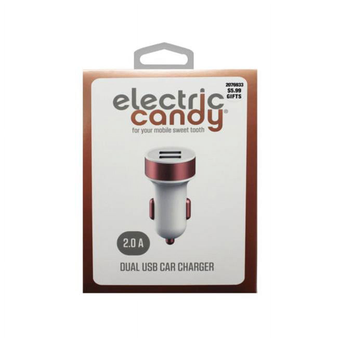 Kole Imports AC356-6 Tzumi Electric Candy 2 Amp Dual Port USB Car ...