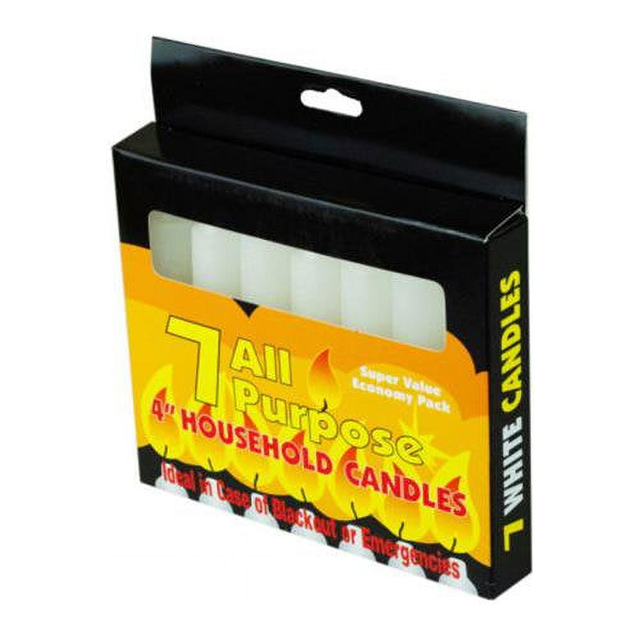 Kole Imports AF522-72 4 in. All-Purpose Candles, 7 Piece - Pack of 72 ...