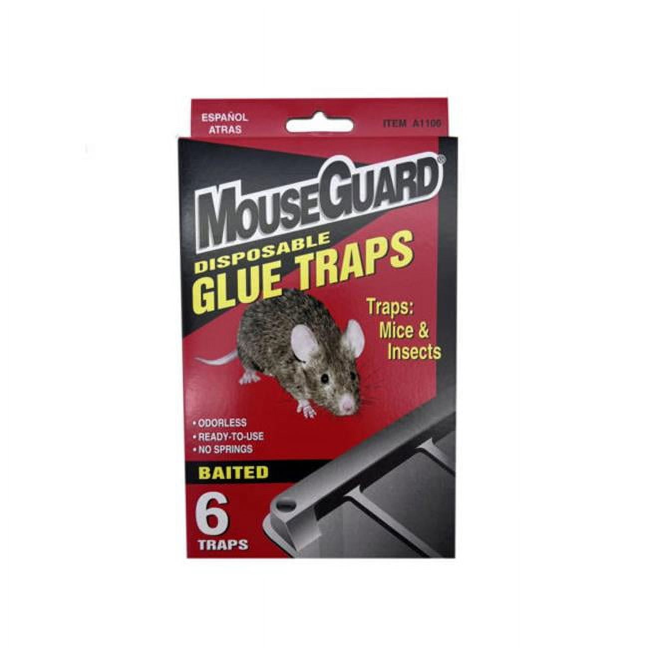 Kole Imports BJ493-24 MouseGuard Baited Disposable Blue Mouse Traps in ...
