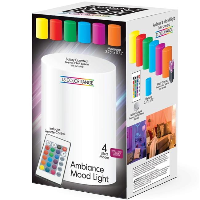 Kole Imports Color Changing RGB Ambiance Mood Light - Pack of 10 ...