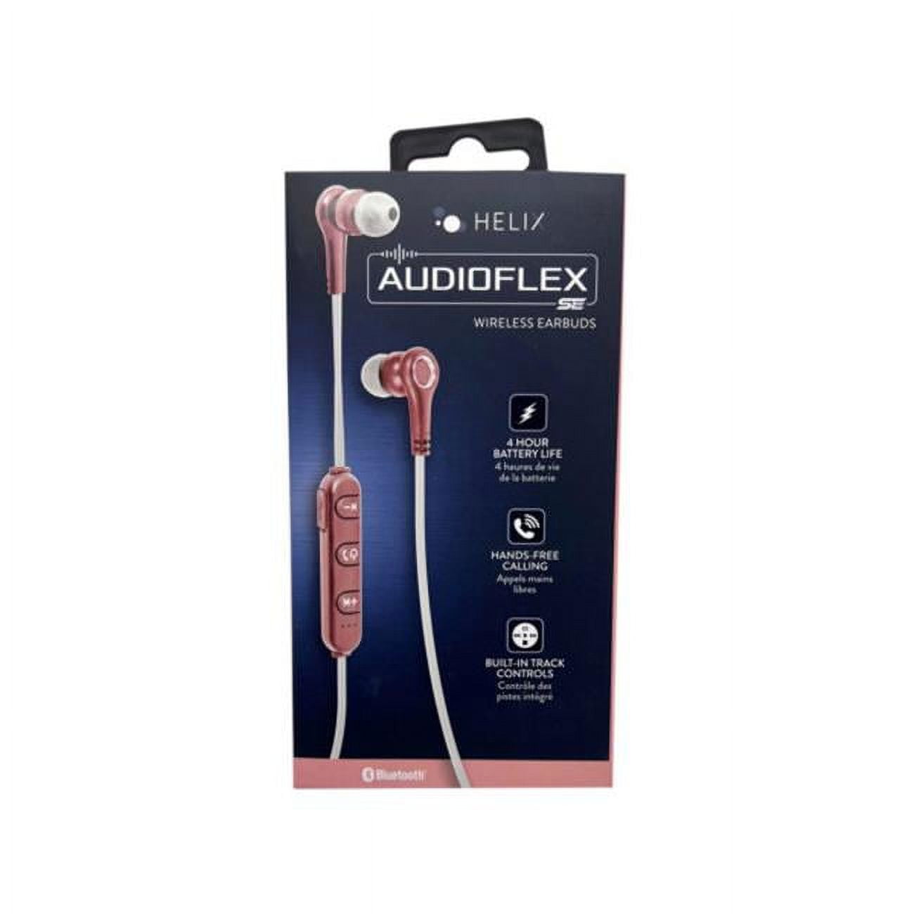 Kole Imports DA438-2 Helix AudioFlex Rose Gold Wireless Bluetooth ...