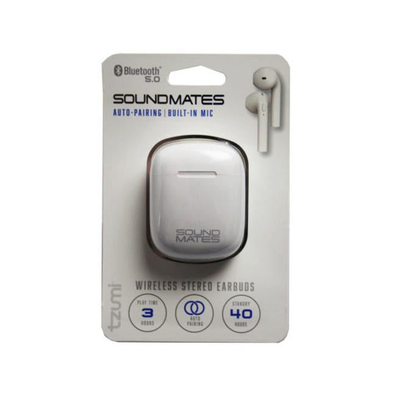 Kole Imports EC481-2 Tzumi Sound Mates Wireless Bluetooth Earbuds ...
