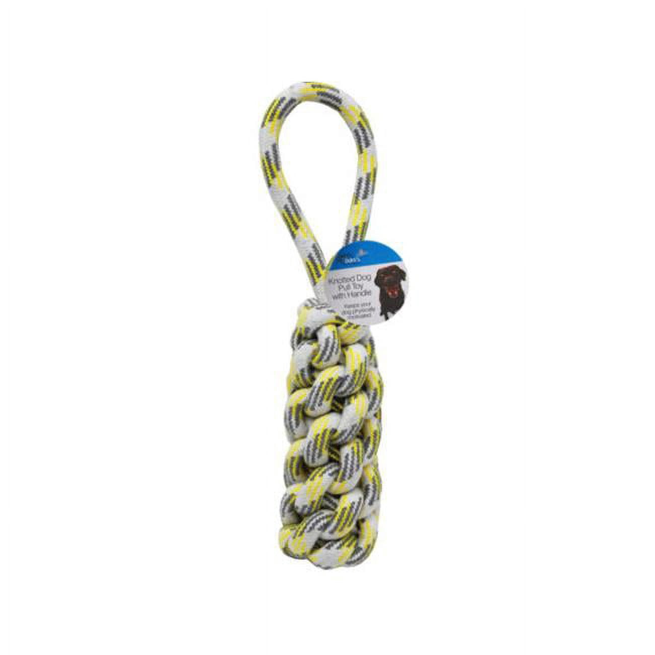 Kole Imports GA142-32 Knotted Dog Toy with Pull Loop Handle - Pack of ...