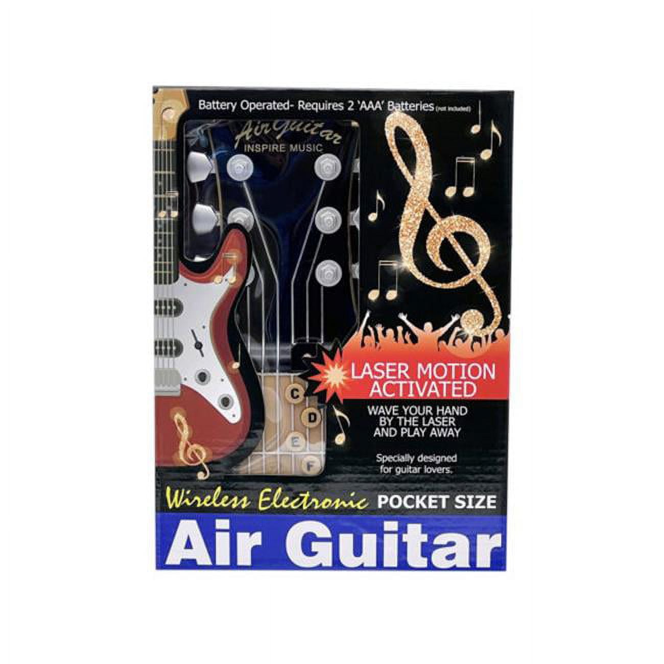 Kole Imports GE951-2 Wireless Electronic Air Guitar with Tuning Head ...