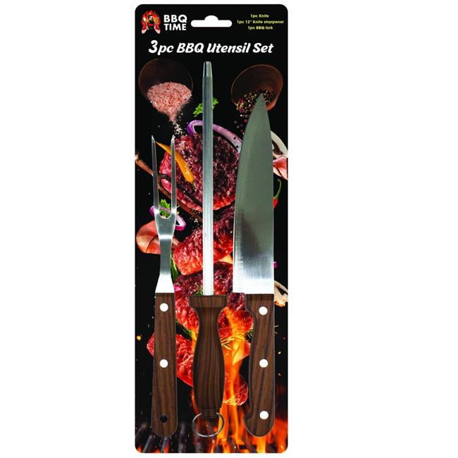 Kole Imports Grilling Barbecue Tool Utensil Set - Pack of 12 - 3 Piece ...