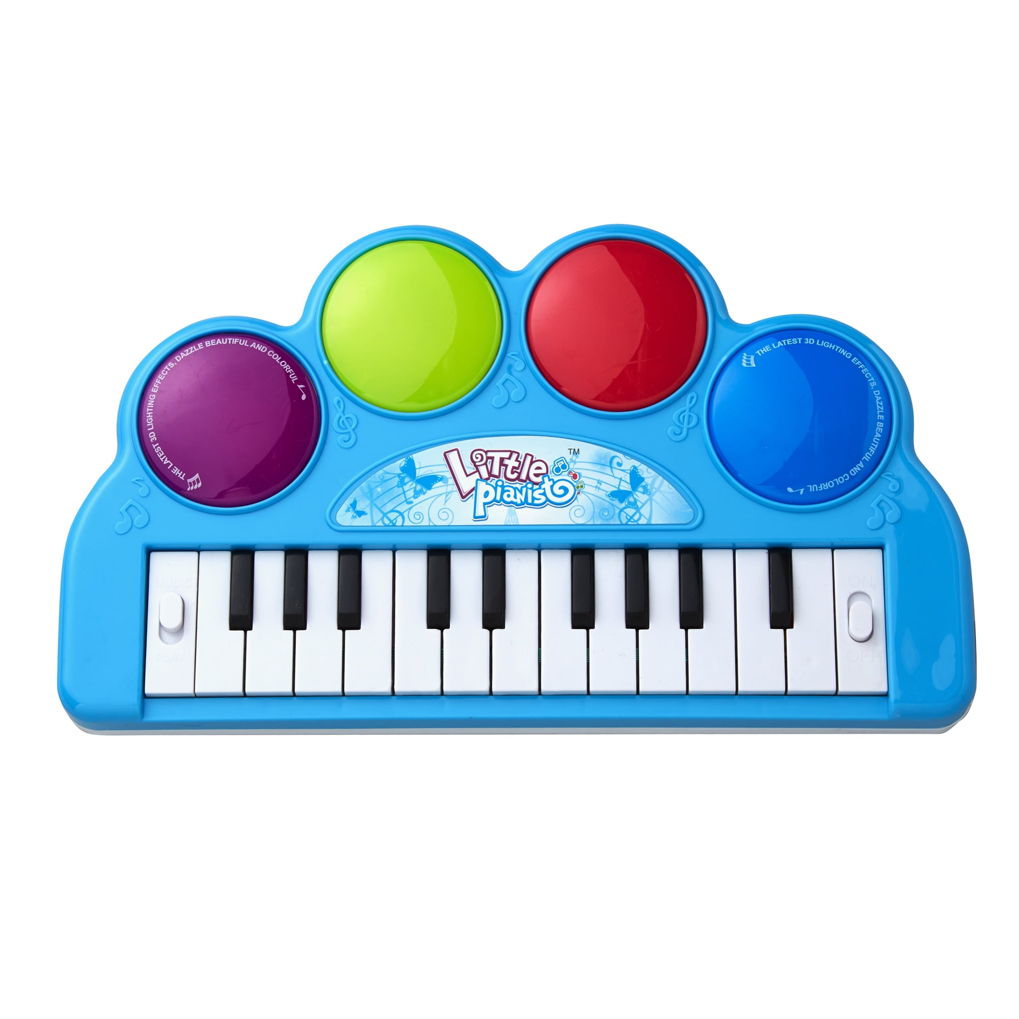 Kole Imports Little Pianist Light Up Keyboard Piano for Boys and Girls ...