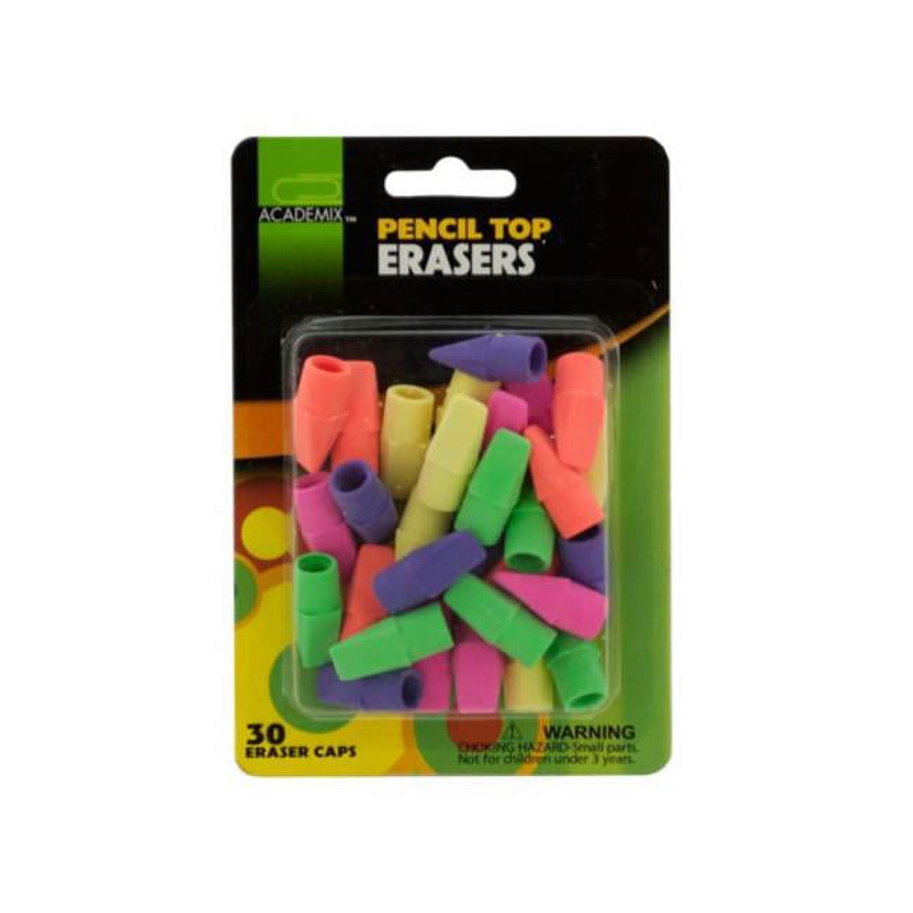 Kole Imports OP817-24 1 in. Pencil Top Erasers Set, 30 Piece - Pack of ...