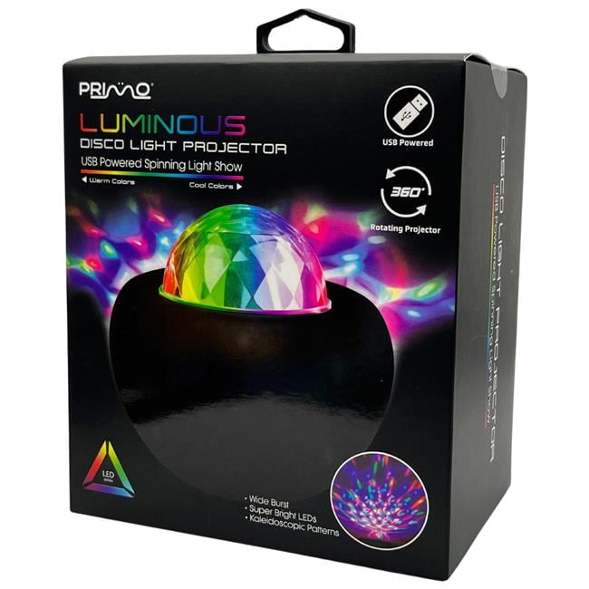 Kole Imports PRIMO Luminous USB Powered Disco Light Projector - Pack of ...