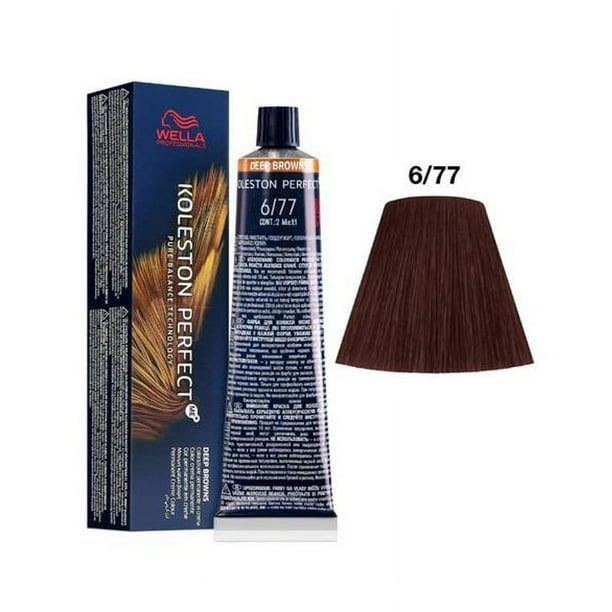 Wella Koleston Perfect ME+ Permanent Hair Color, Dark Blonde Brown 6/77 ...